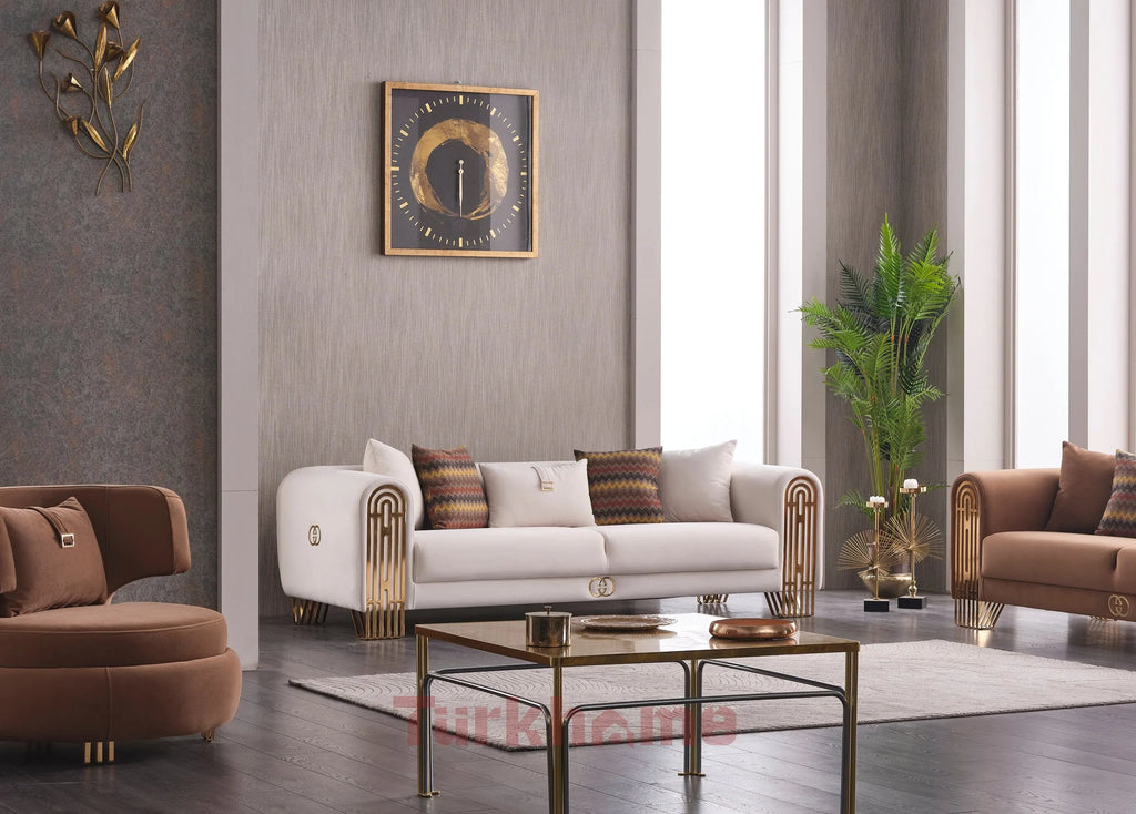 Monaco 3+2+1 Sofa Set – TurkHome - Turkish Furniture, Home Décor ...